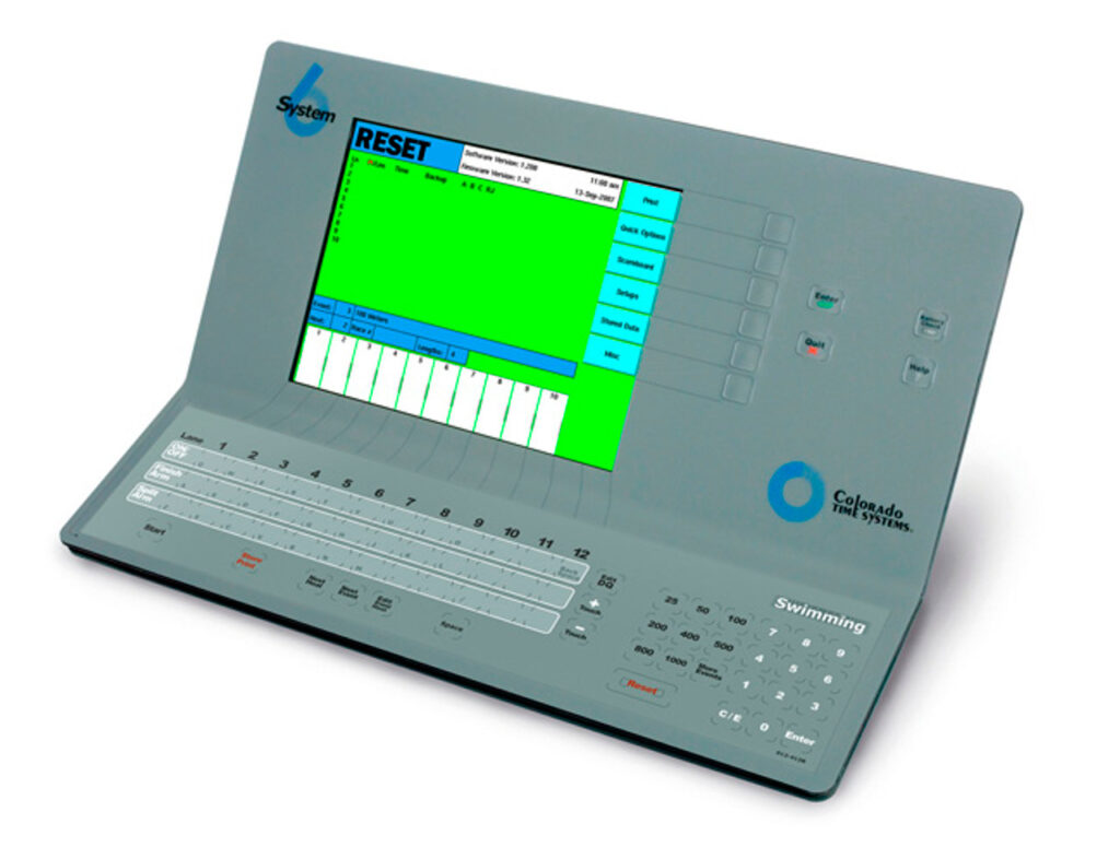 System 6 Timing Console – Competitive Swim Meet Timing System